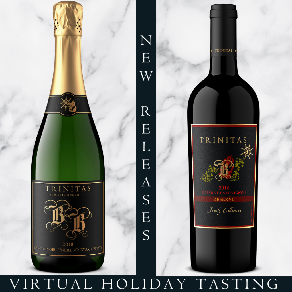 Virtual Holiday Tasting | New Releases - Trinitas Cellars - Located in ...